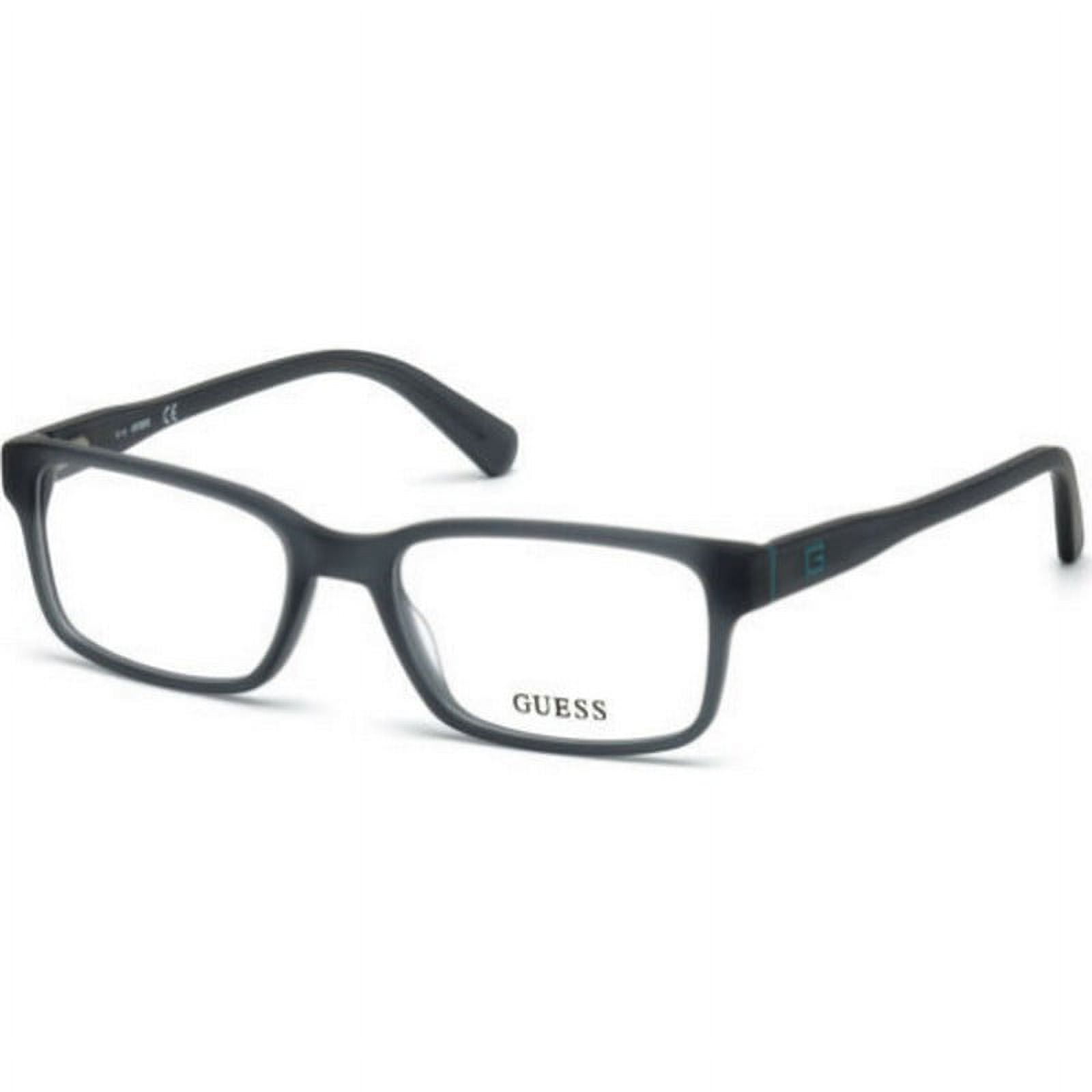 Guess GU1906 020 Men's Grey Rectangular Full Rim Frame Eyeglasses ...