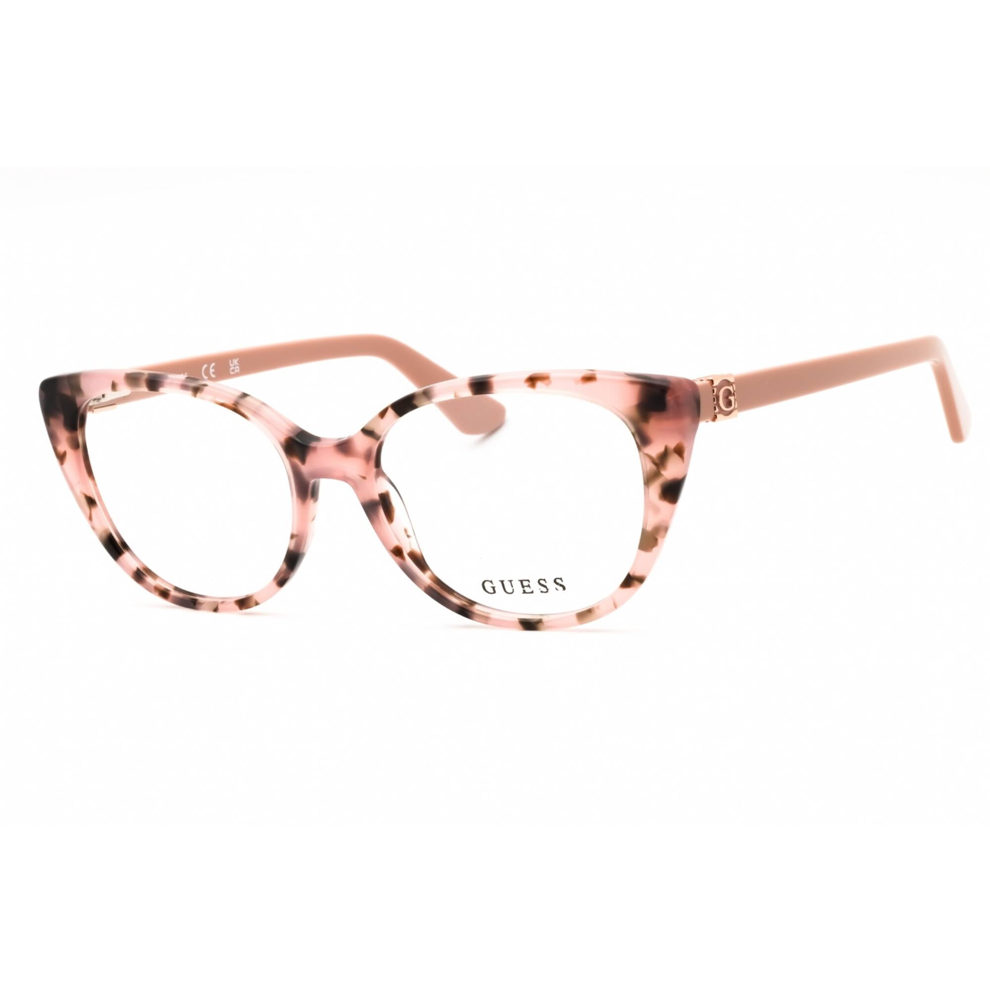 Guess GU50107 074 Women's Pink /Other Acetate Frame Eyeglasses ...