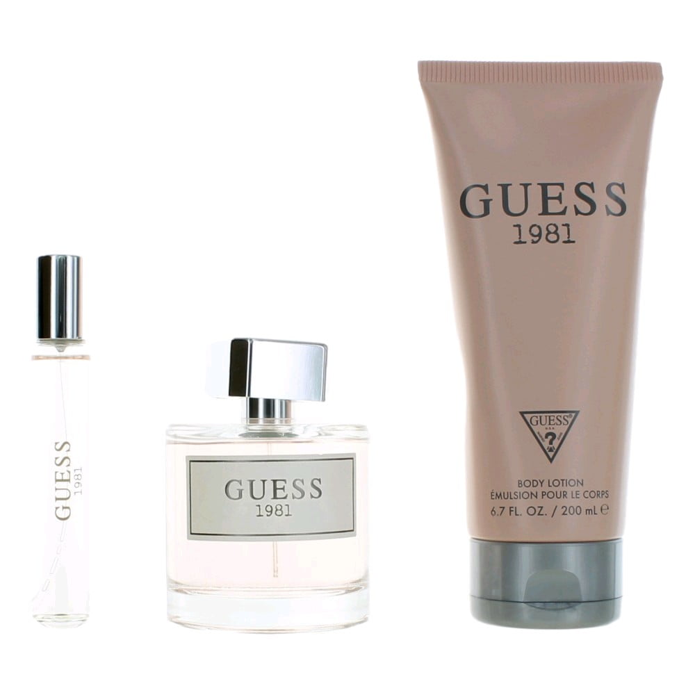 Guess 1981 by Guess, 3 Piece Gift Set for Women - Walmart.com