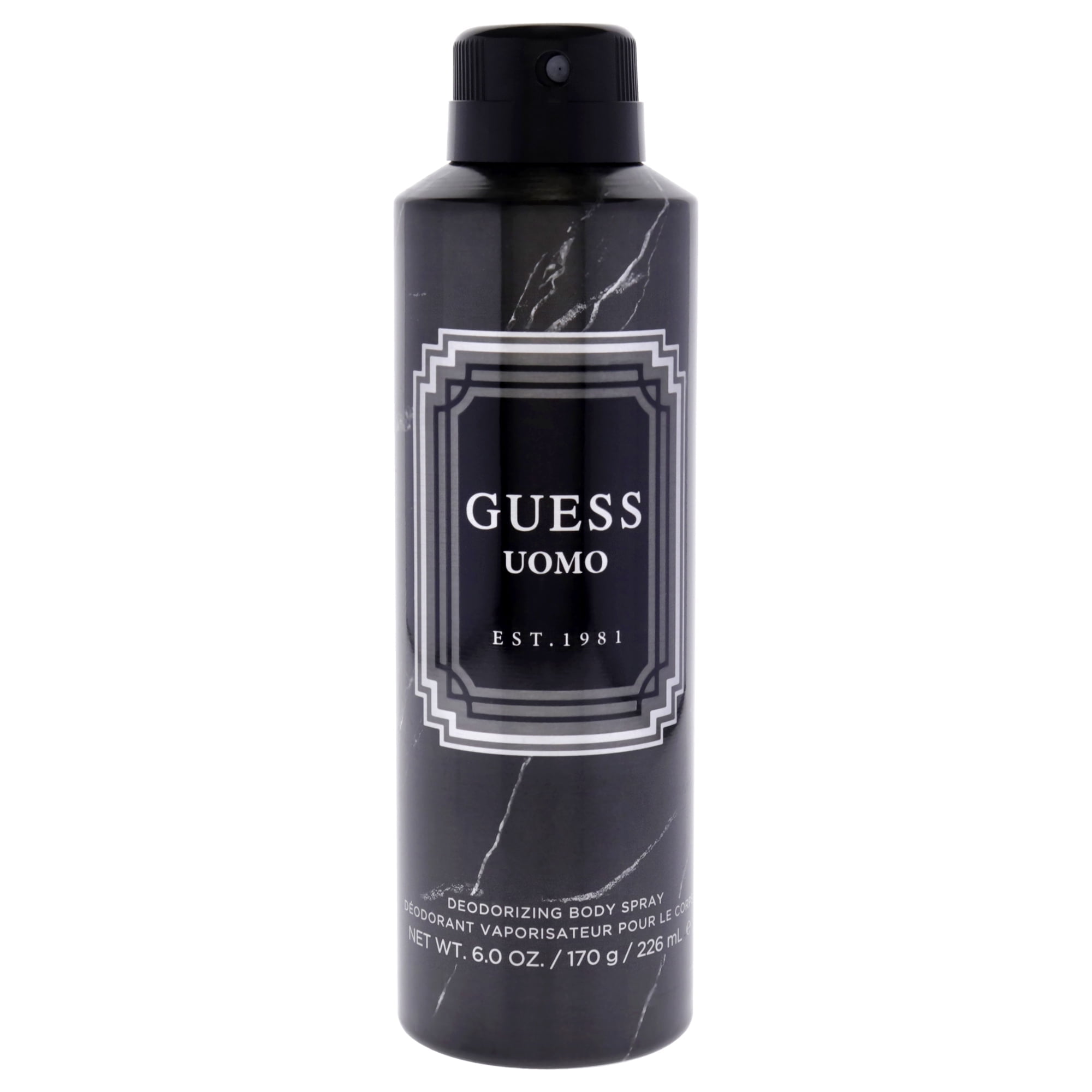 Guess Uomo Amber Fougere Body Spray for Men, 6 oz - Sensual Dark Wood ...