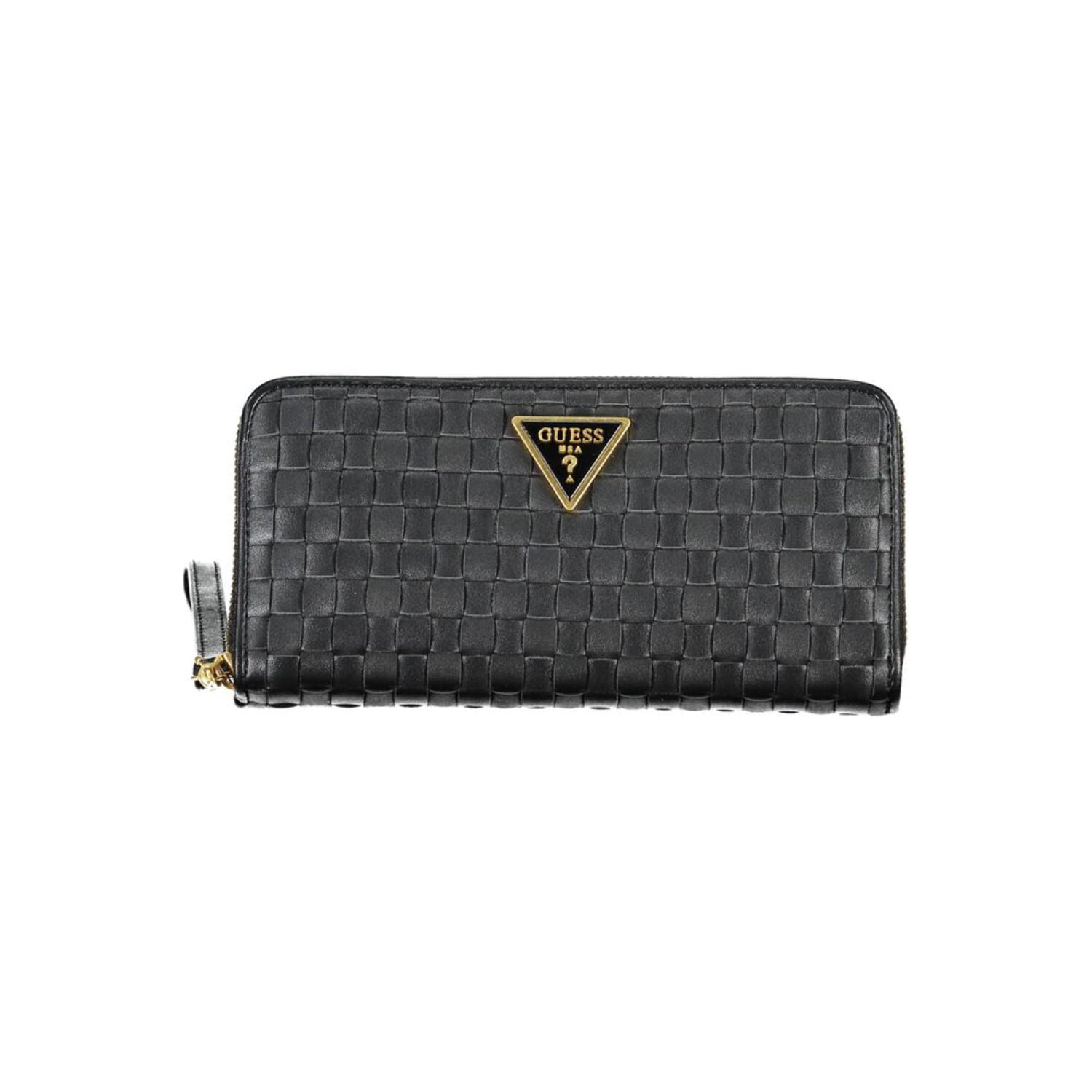 Guess Jeans Elegant Black Multi-Compartment Wallet - Walmart.com