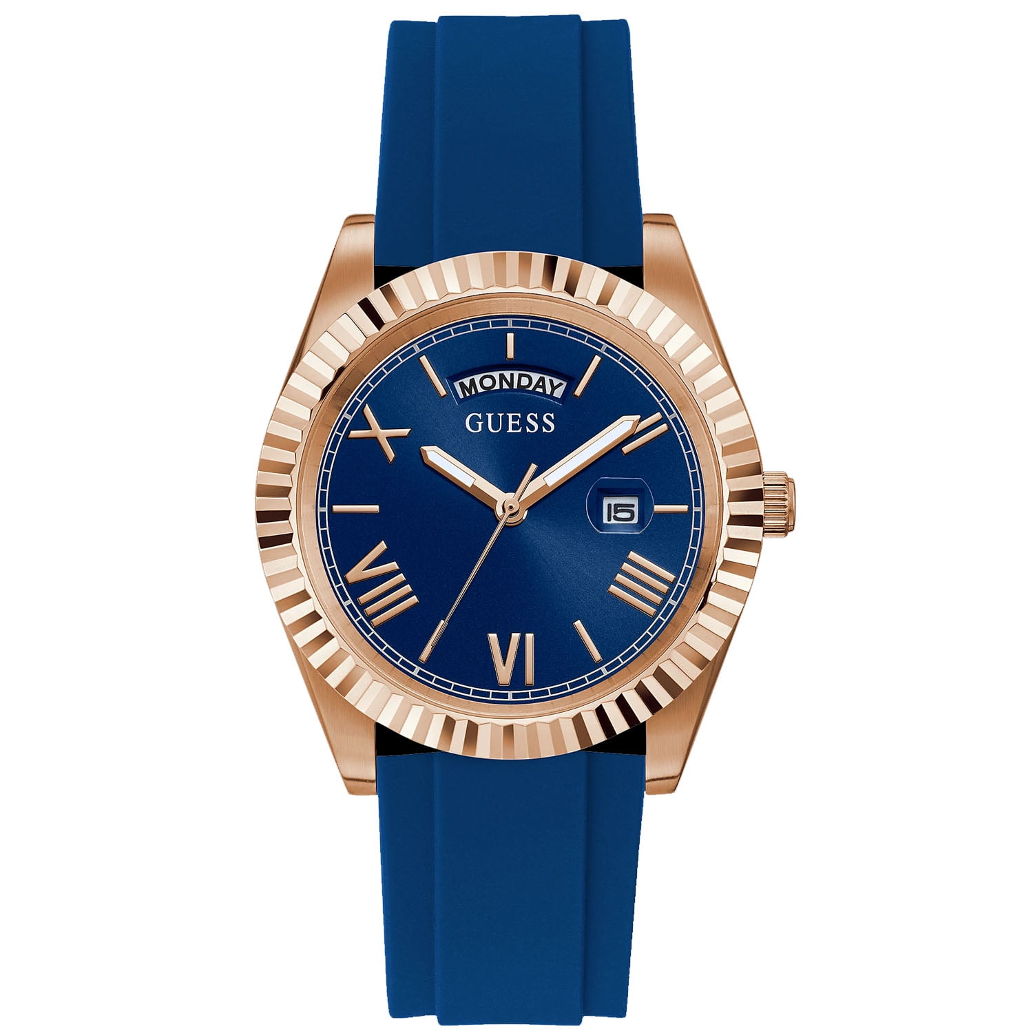Guess Men's Classic Blue Dial Watch - GW0335G2 - Walmart.com