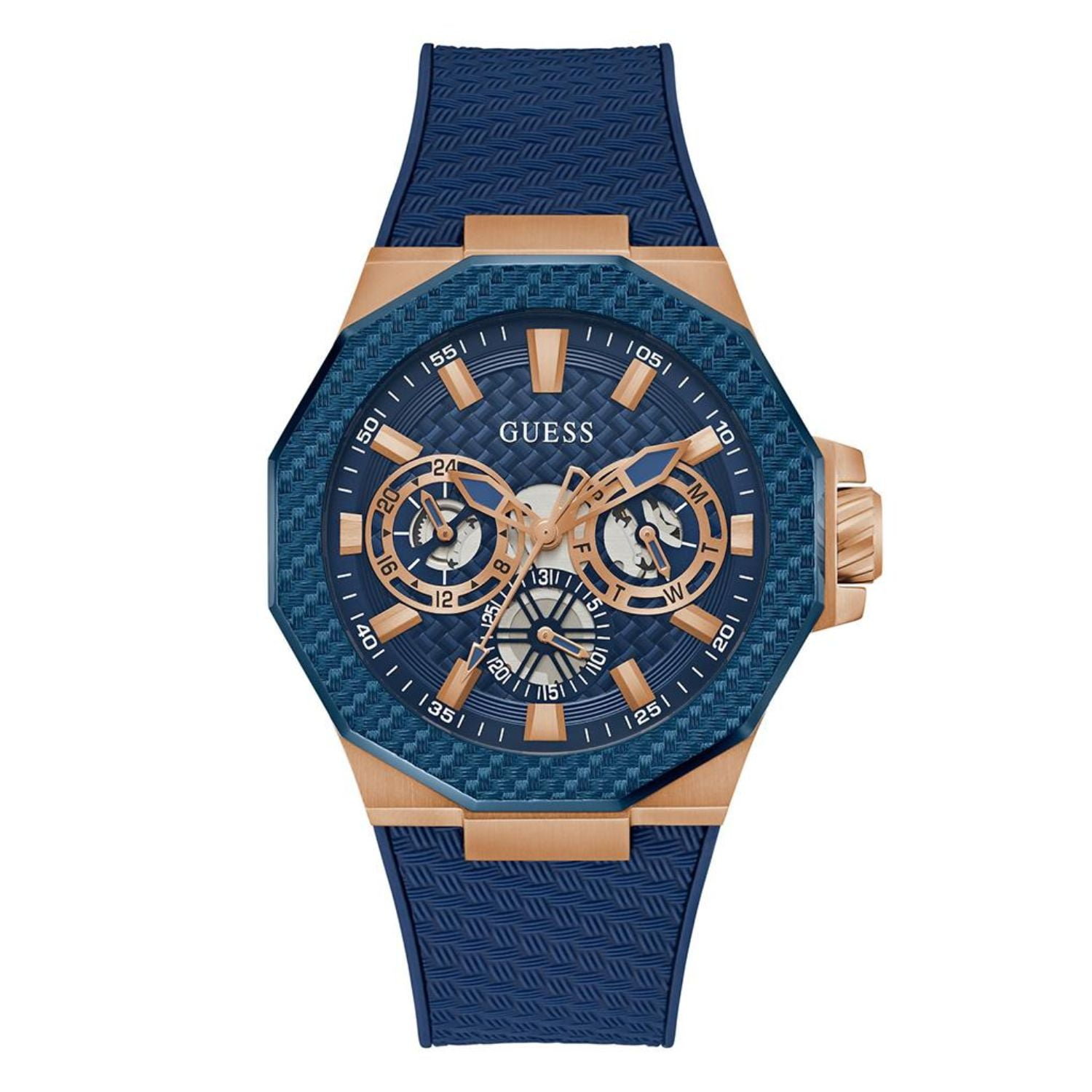 Guess Men's Indy Blue Dial Watch - GW0853G3 - Walmart.com