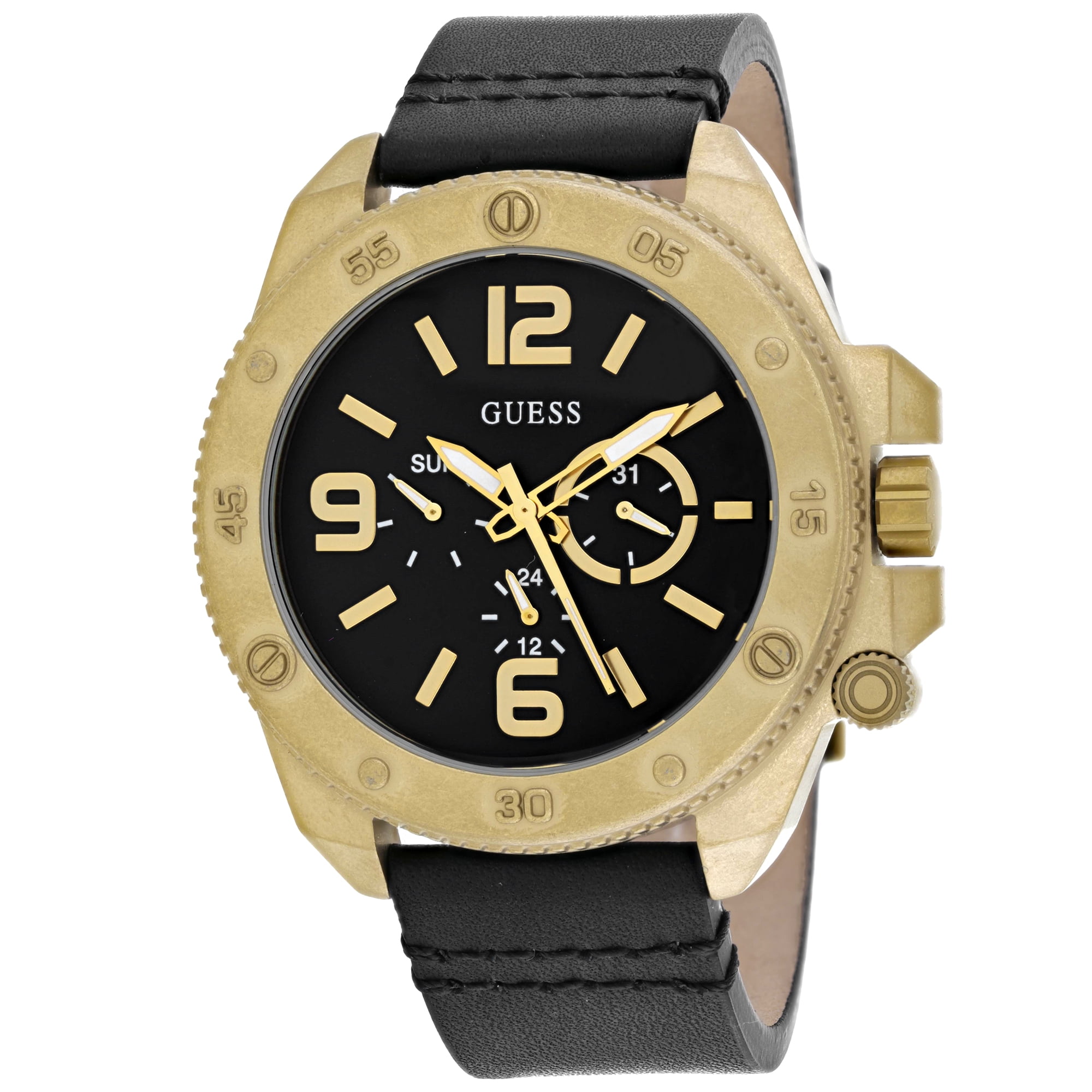 Guess Men's Viper Black Dial Watch - W0659G2 - Walmart.com