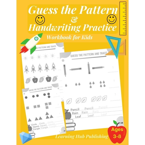 Guess the Pattern and Handwriting Practice Workbook for Kids ...