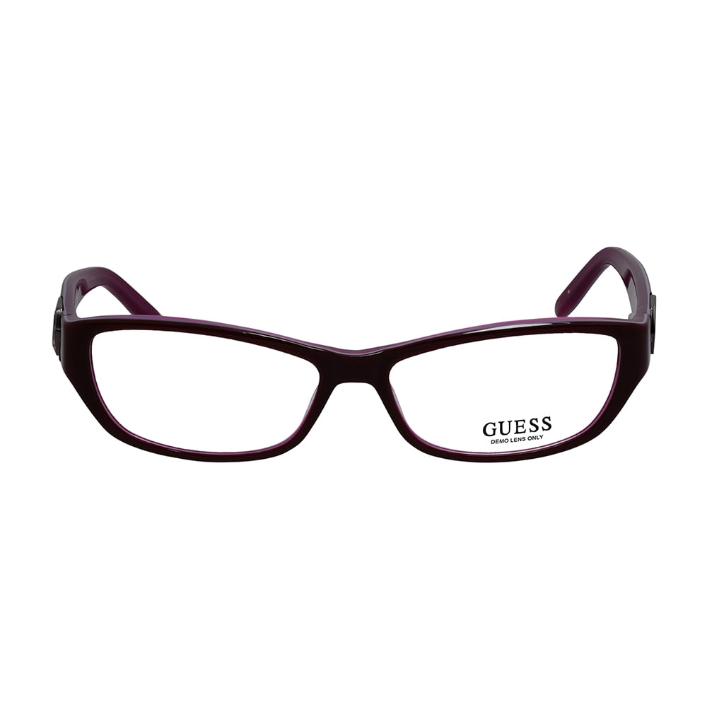 Guess Plastic Unisex Square Eyeglasses Brown 53mmmm HSA/FSA Eligible ...