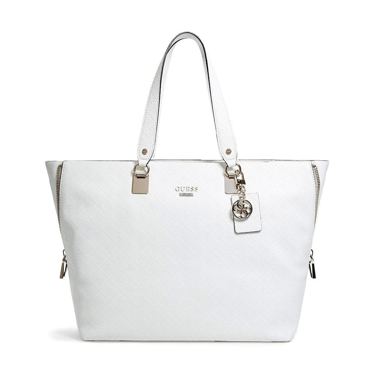 Guess SG634324BON Women's Shantal Quattro G Logo White Bone Faux ...