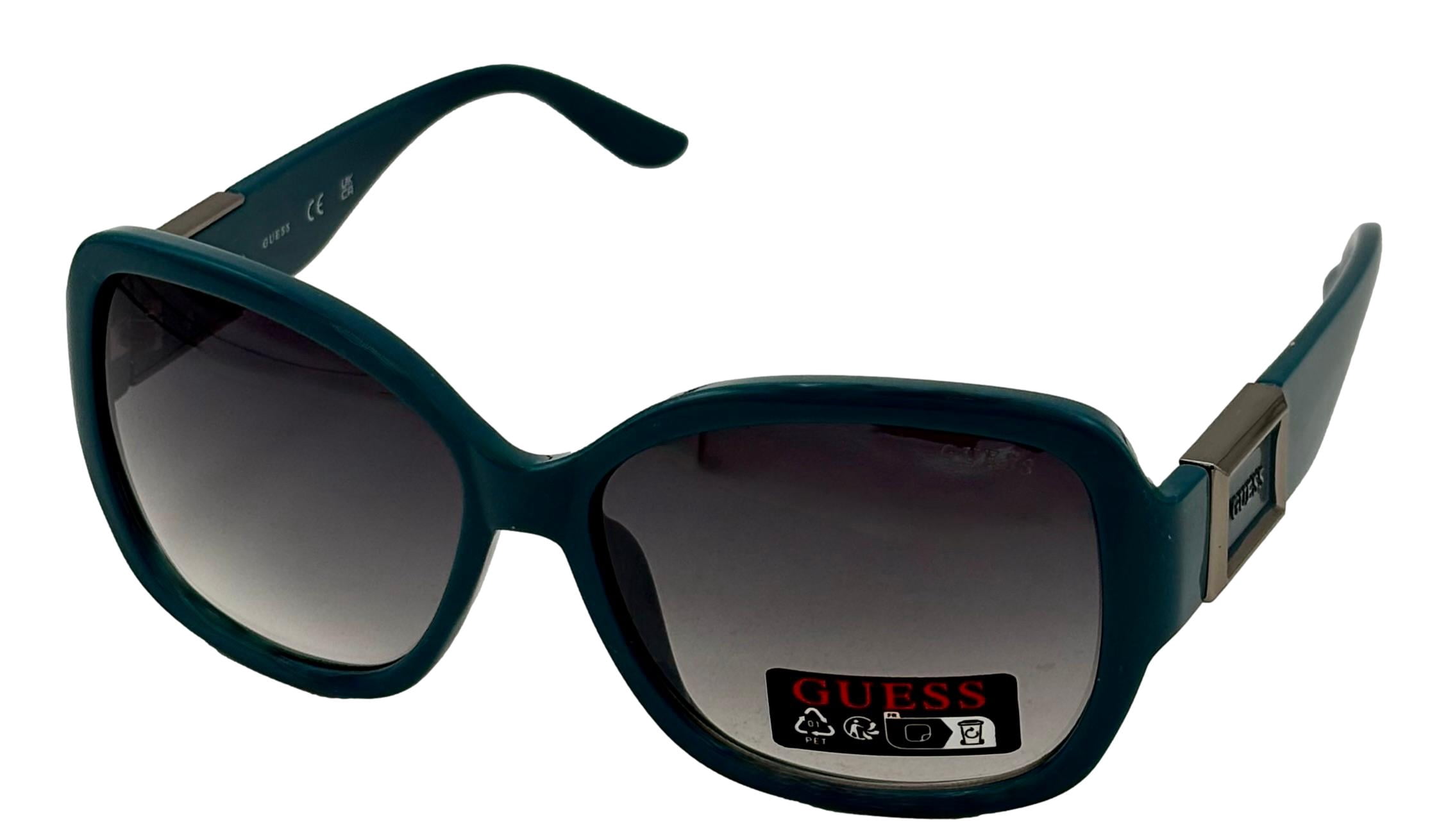 Guess Sunglass Unisex BlueOversized Rectangle Plastic GO00043. 87B ...