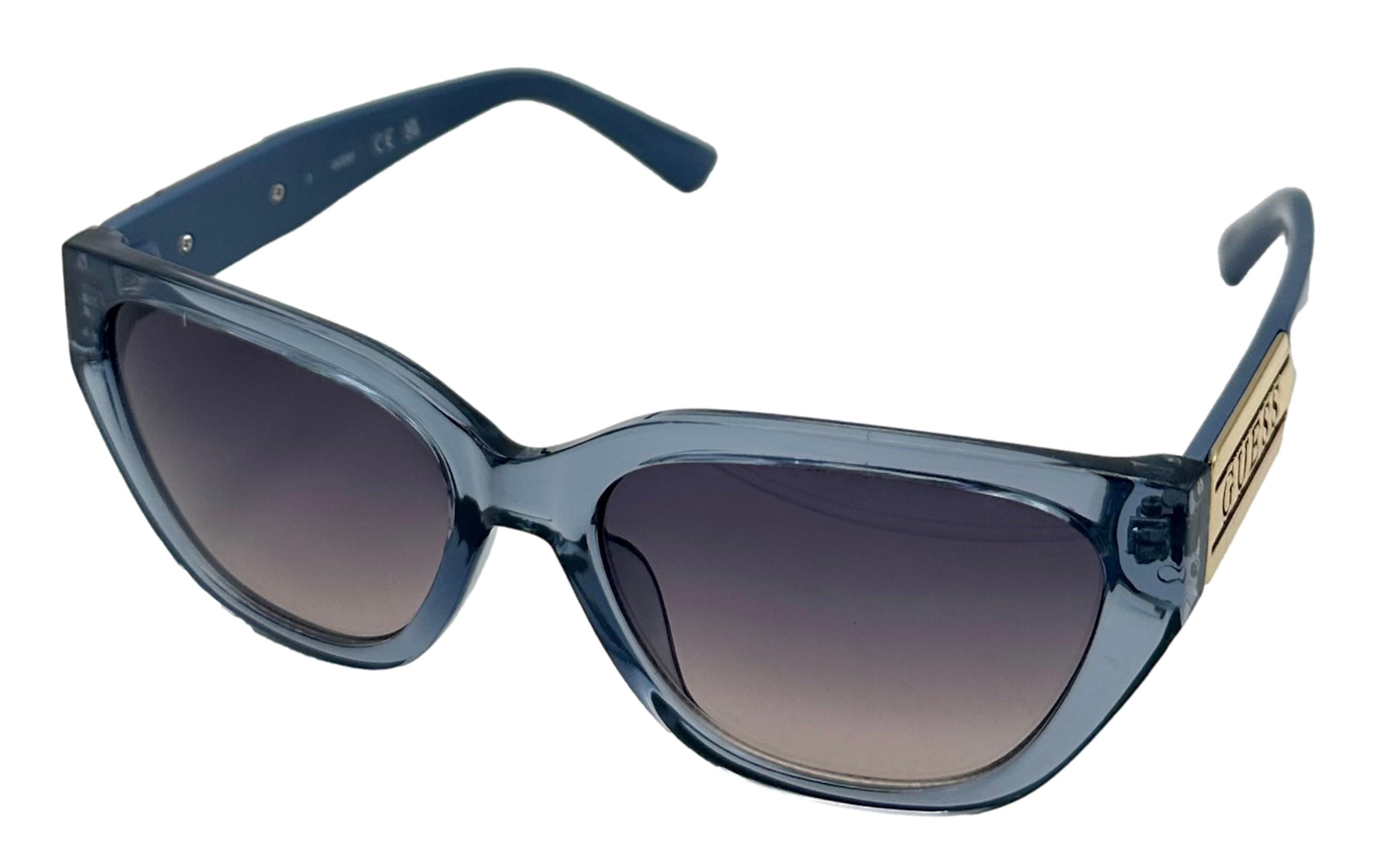 Guess Sunglass Unisex Light Blue Sunglass Plastic, Gradient Lens GO0004 ...