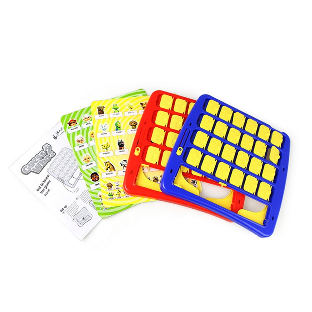 Guess Who Board Game for Kids, Interactive Character Guessing ...