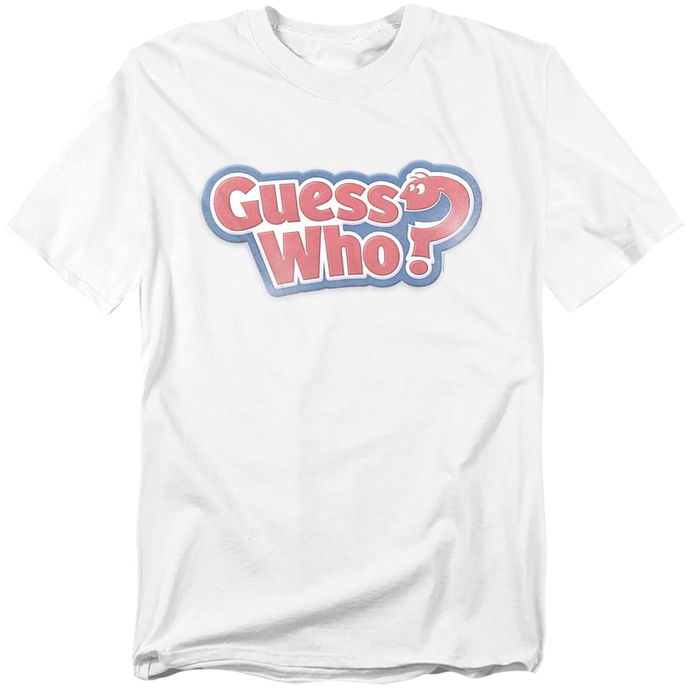 Guess Who T-Shirt Guess Who Distressed Logo Unisex Graphic Tee For Men ...