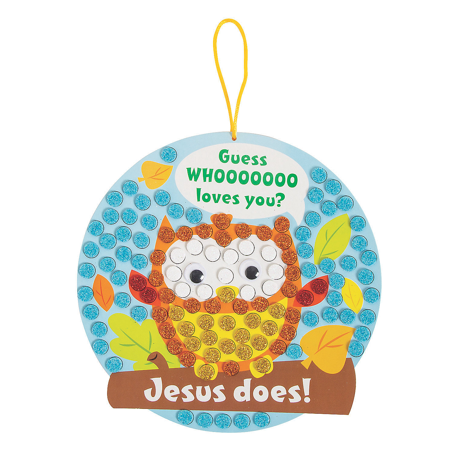Guess Who Loves You Mosaic Owl Craft Kit, Craft Kits, Sign Decoration ...
