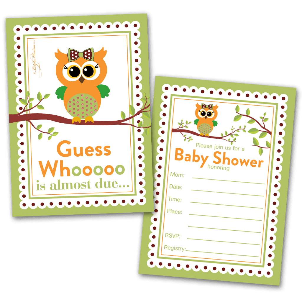Guess Who is Almost Due Baby Shower Invitations – 20 Cards & 20 ...