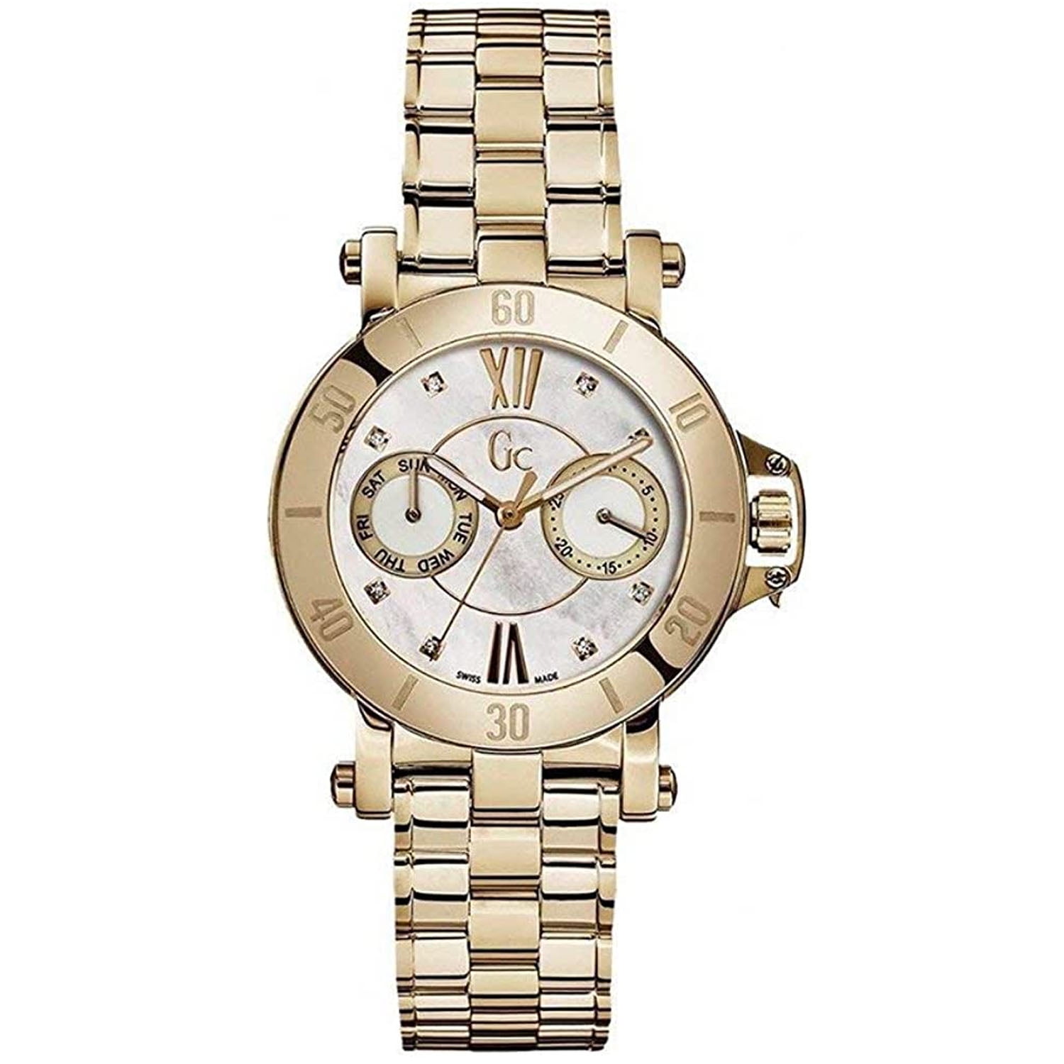 Guess Women's Classic Mother of pearl Dial Watch - X74111L1S - Walmart.com