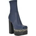 Guess Womens Caballa Faux Leather Block Heels Mid-Calf Boots - Walmart.com