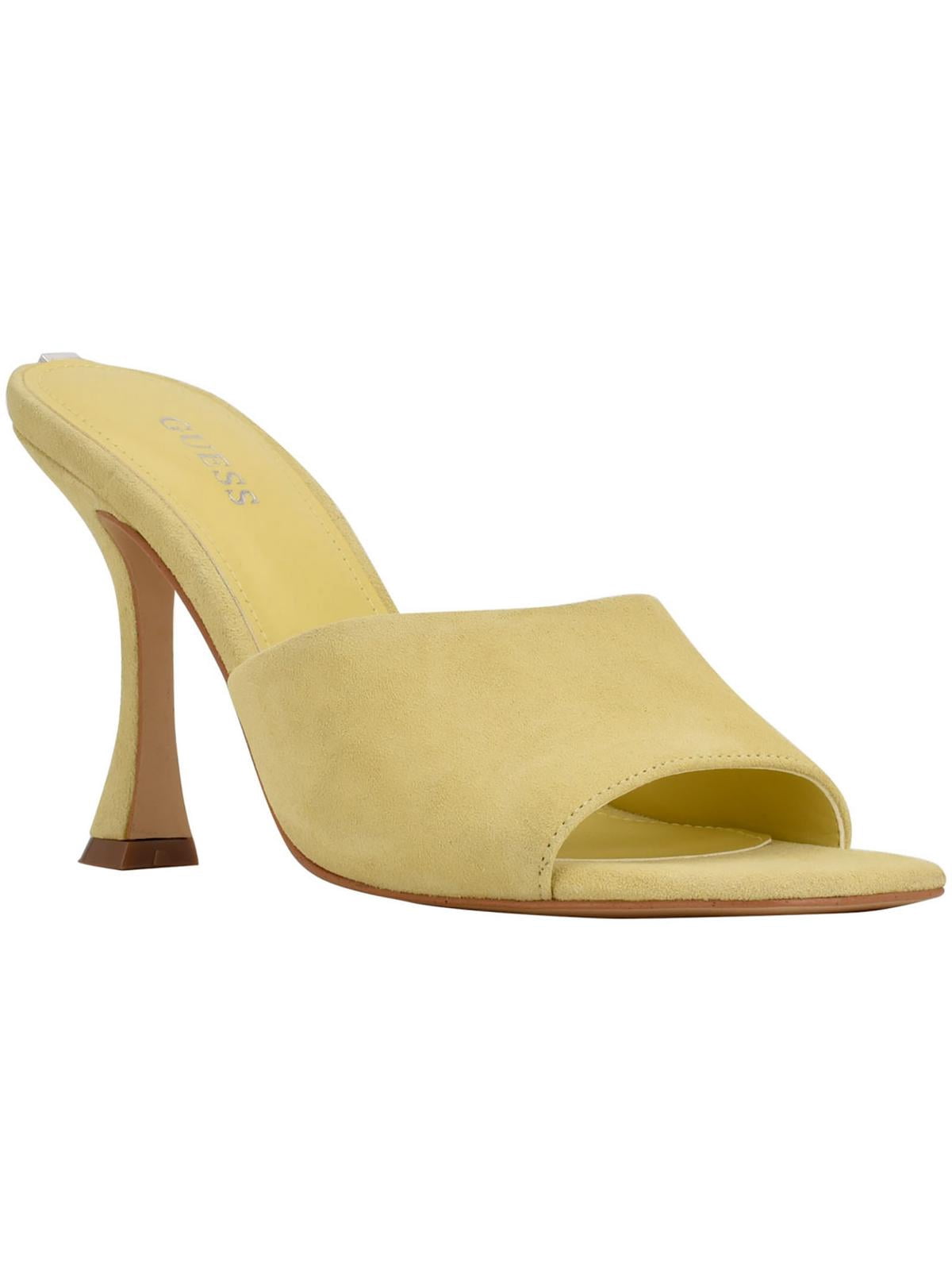 Guess Womens Hambree Suede Open Toe Mule Sandals - Walmart.com