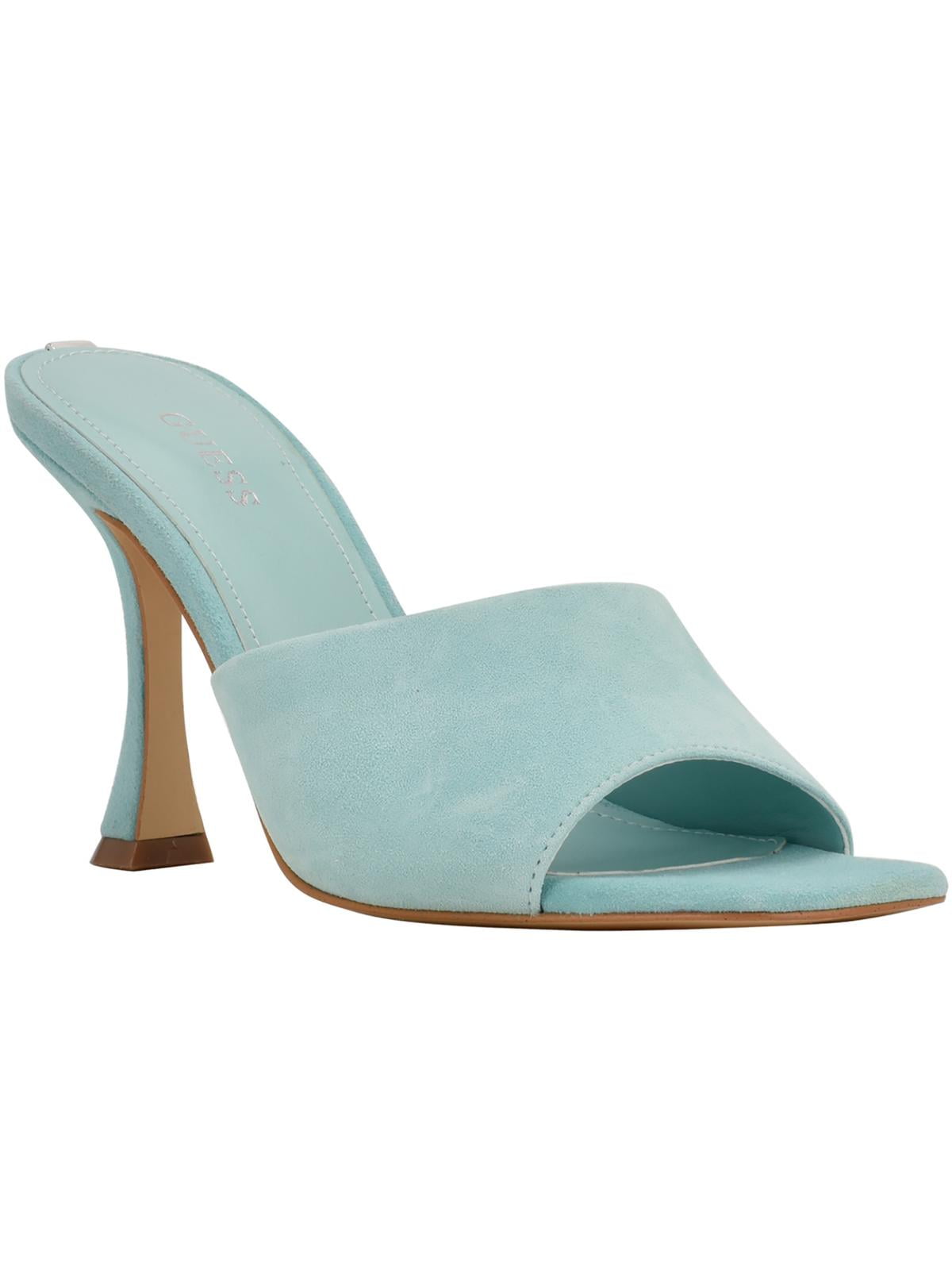 Guess Womens Hambree Suede Open Toe Mule Sandals - Walmart.com