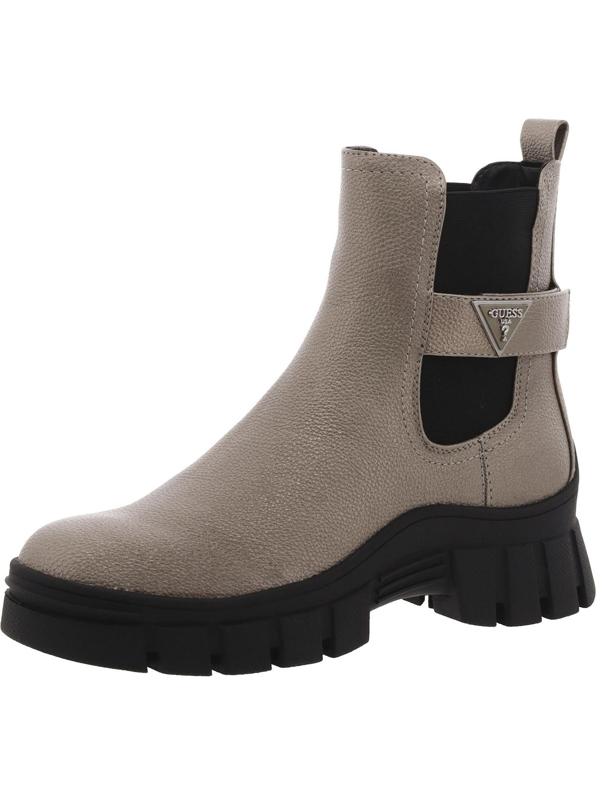 Guess Womens Hensly Faux Leather Ankle Chelsea Boots - Walmart.com