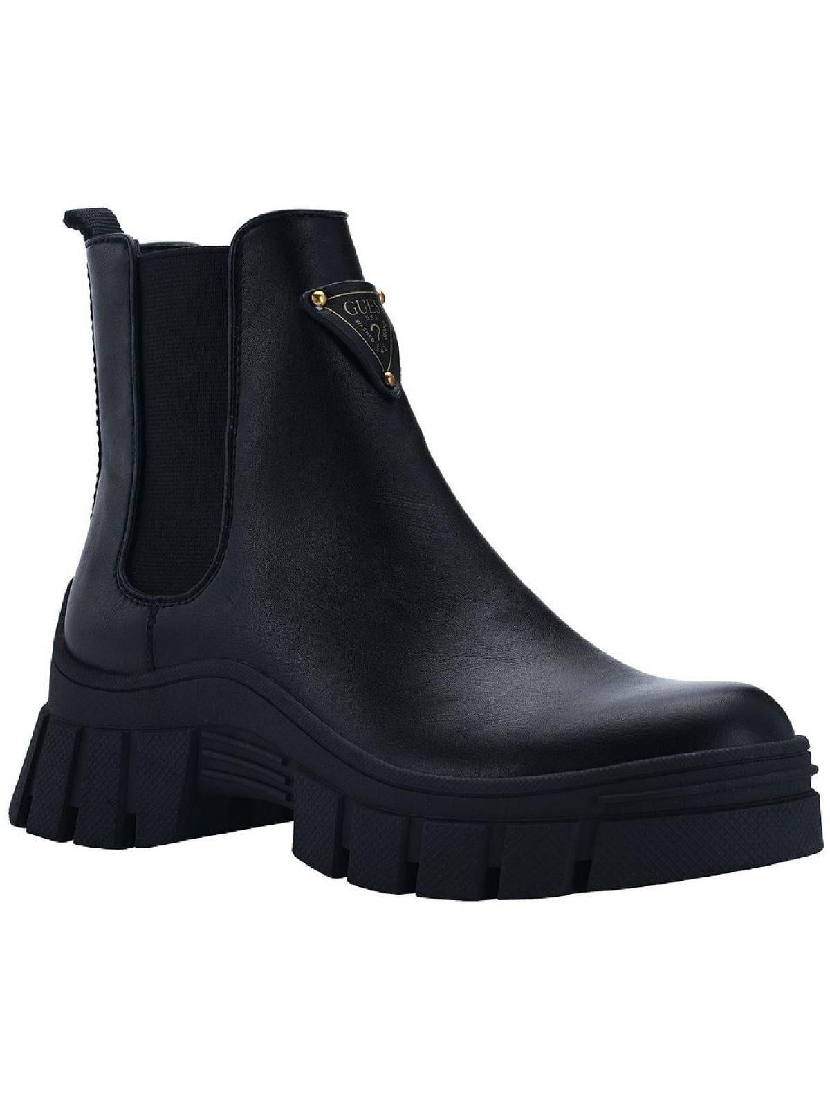 Guess Womens Hestia Faux Leather Booties Chelsea Boots - Walmart.com