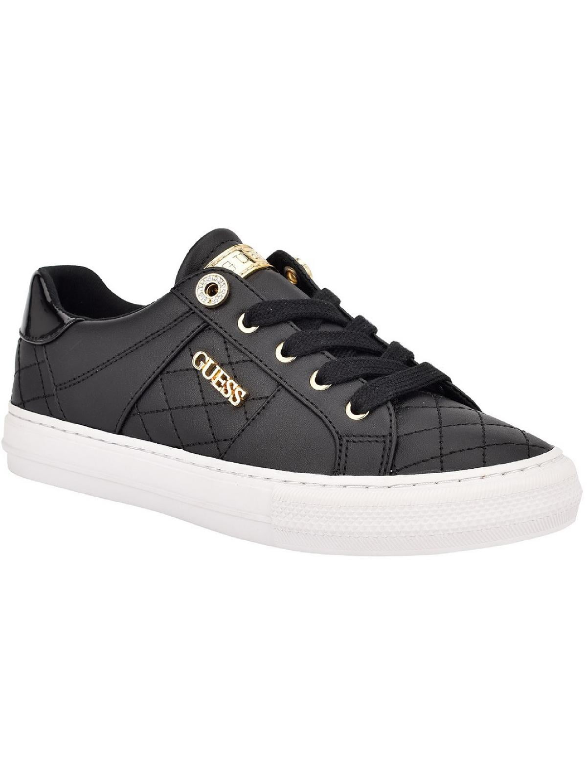 Guess Womens LOVEN Faux Leather Quilted Casual and Fashion Sneakers ...