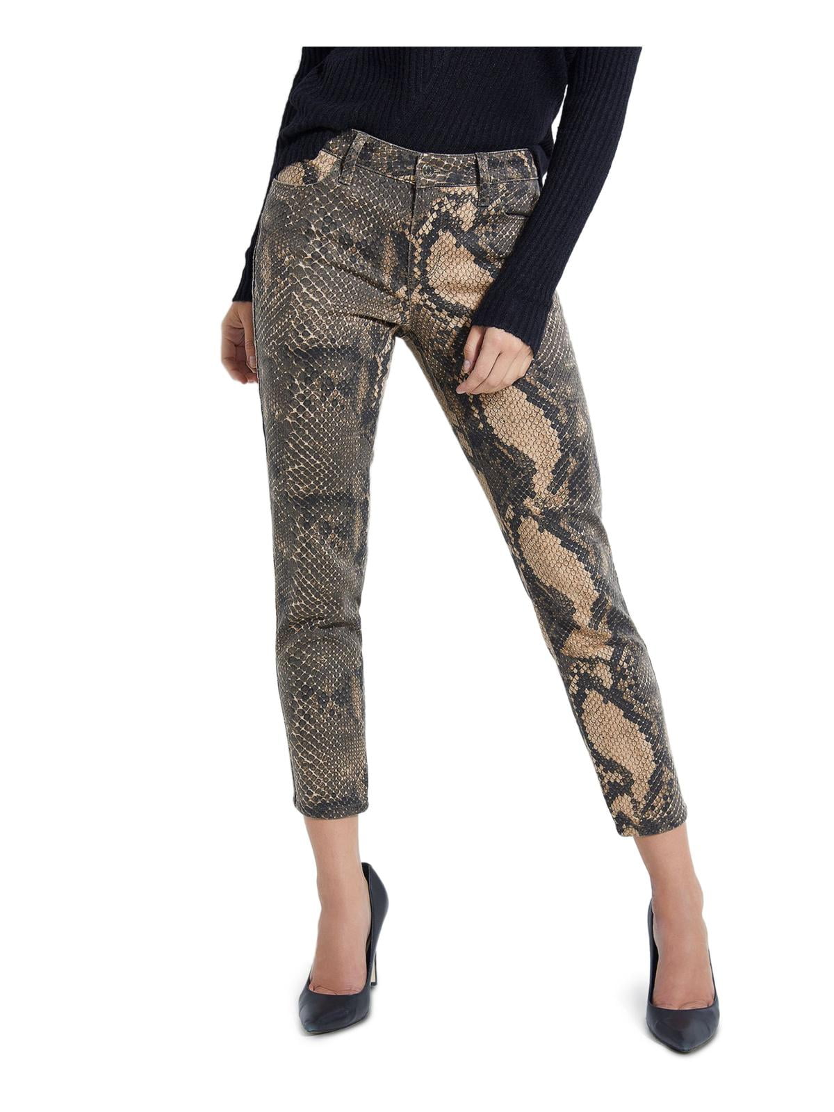 Guess Womens Samara Snake Print Curvey Skinny Jeans - Walmart.com