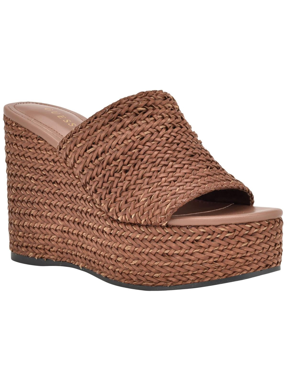 Guess Womens Yenisa Woven Slip On Mule Sandals - Walmart.com