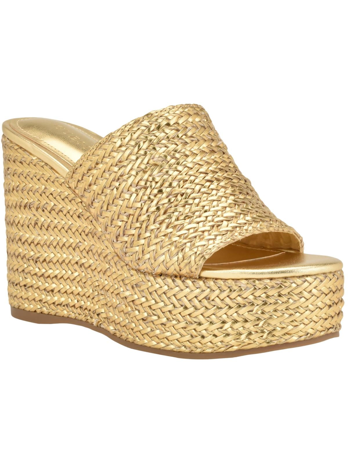 Guess Womens Yenisa Woven Slip On Mule Sandals - Walmart.com