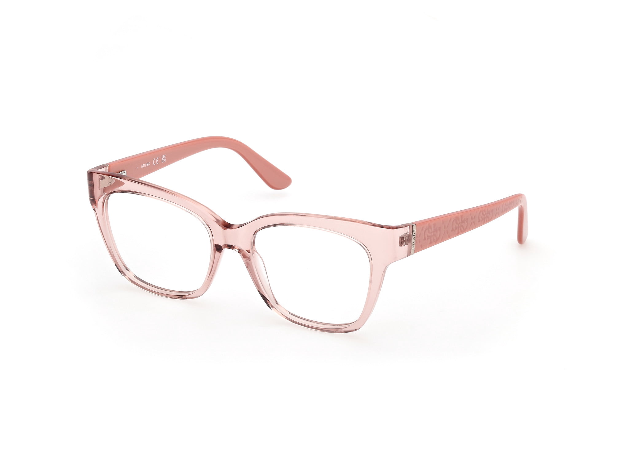 Guess eyeglasses GU50233 WOMAN 53/17/140 072 shiny light pink - Walmart.com