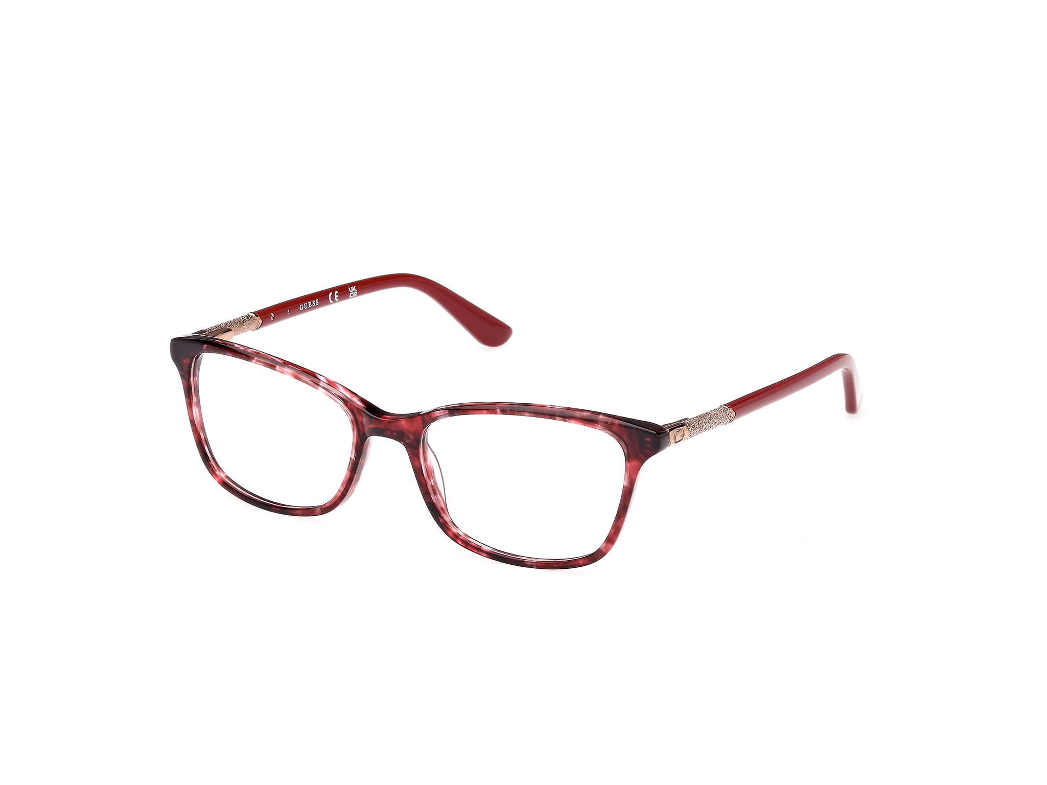 Guess eyewear frame GU2658-N WOMAN 52/17/135 066 red/avana - Walmart.com