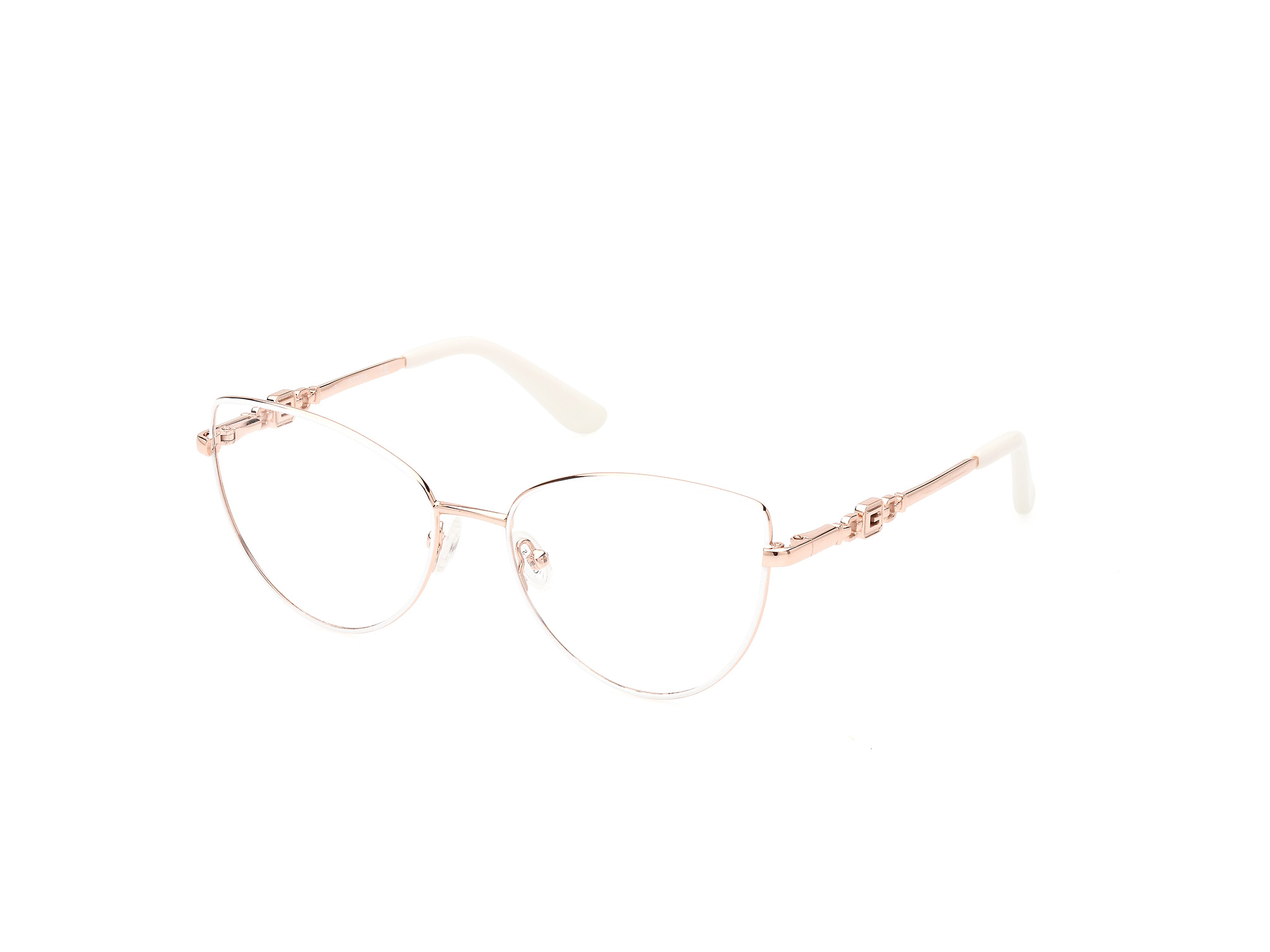 Guess eyewear frame GU2954 WOMAN 54/17/140 024 shiny white - Walmart.com