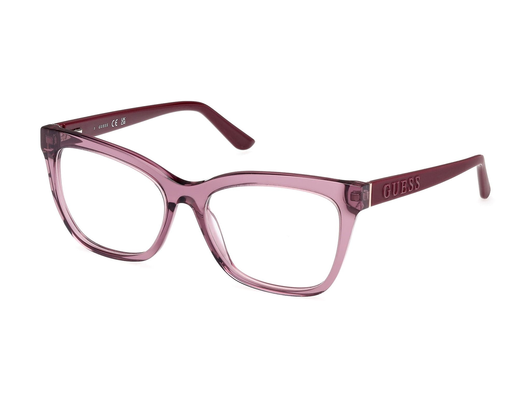 Guess eyewear frame GU50172 WOMAN 53/16/140 081 shiny violet - Walmart.com