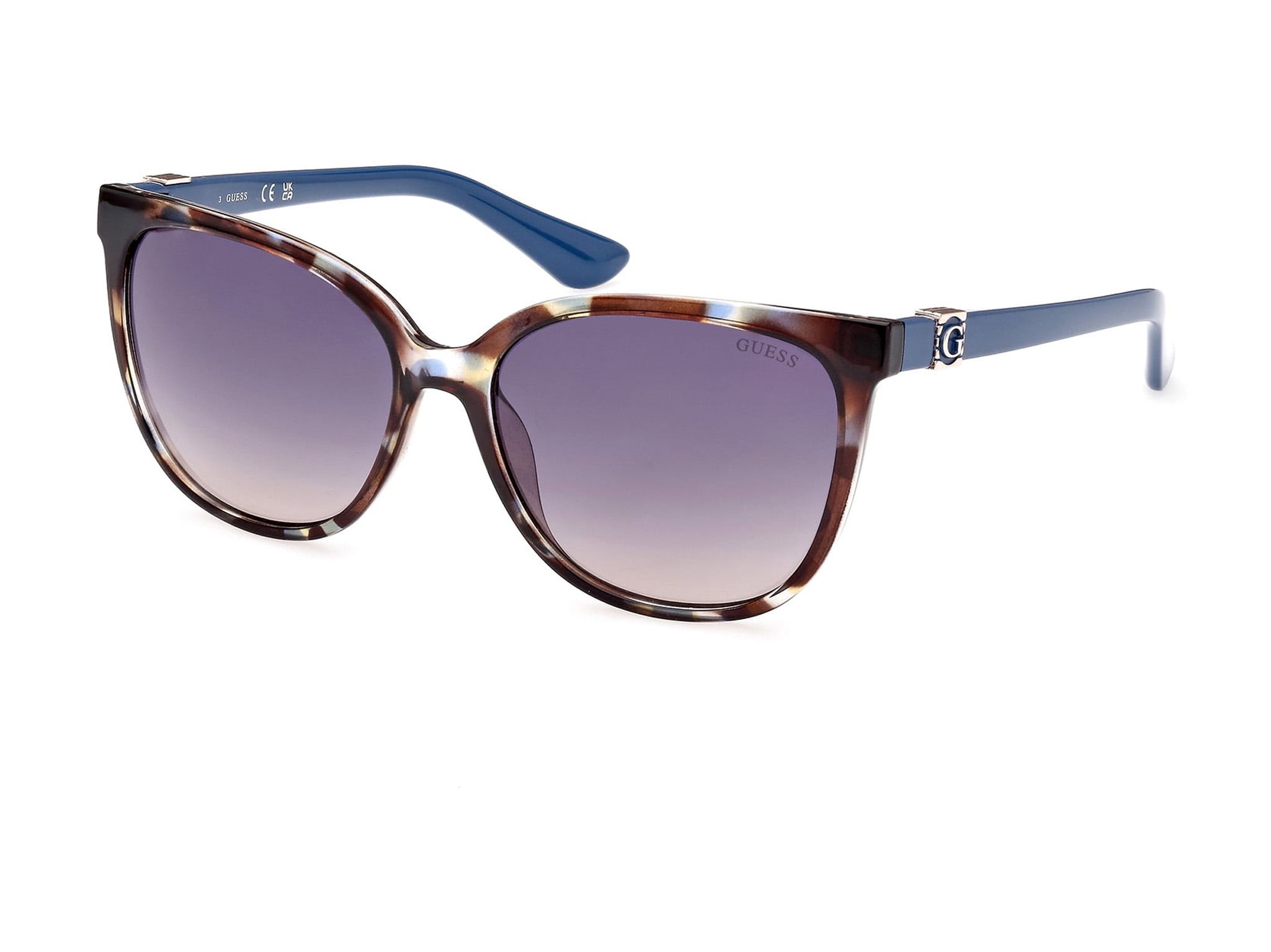 Guess sunglasses GU7864 WOMAN 58/16/140 92B coloured havana - Walmart.com