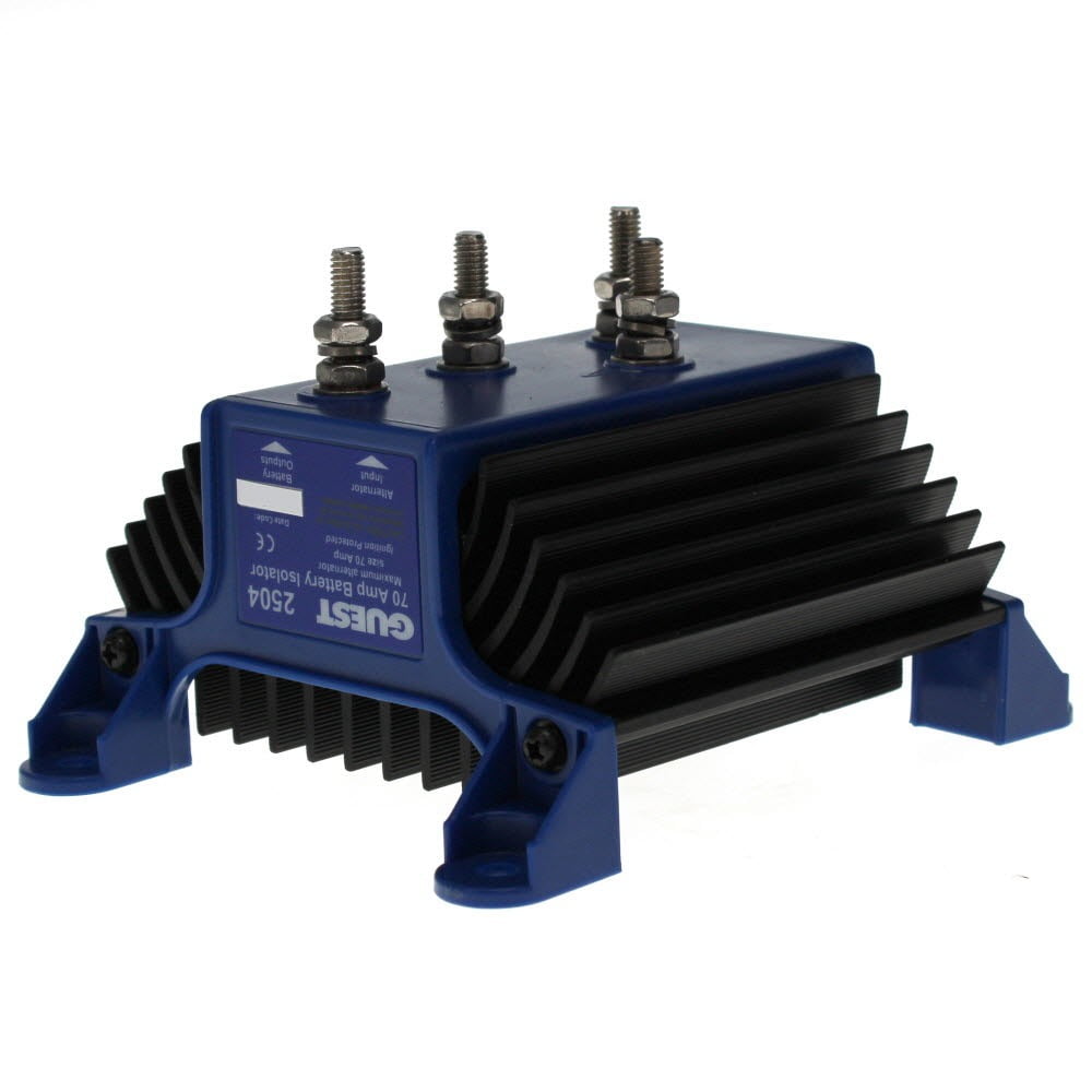 Guest Boat Battery Isolator 2504 | 5 3/4 x 4 1/2 Inch 70 Amps Blue ...