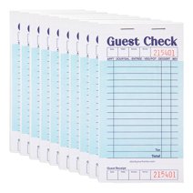 12 Pack Server Note Pads, Guest Check Books for Servers, Guest Checks ...