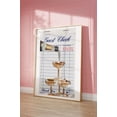 Guest Check Print Trendy Wall Art Prints Bar Cart Decor Champagne Wall ...