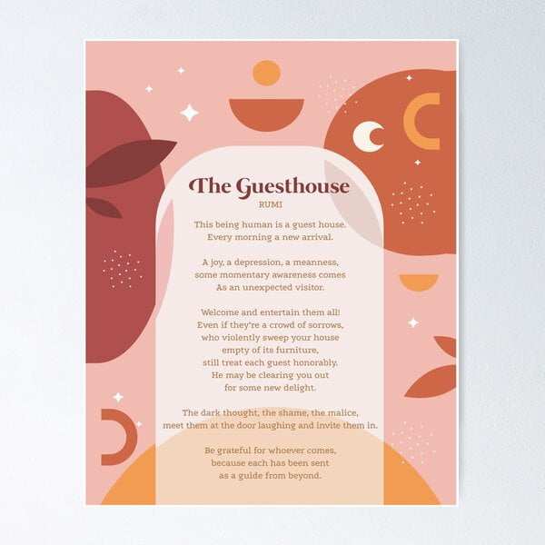 The Guest House V4 | Rumi | Poem | Persian Literature | Emotions ...