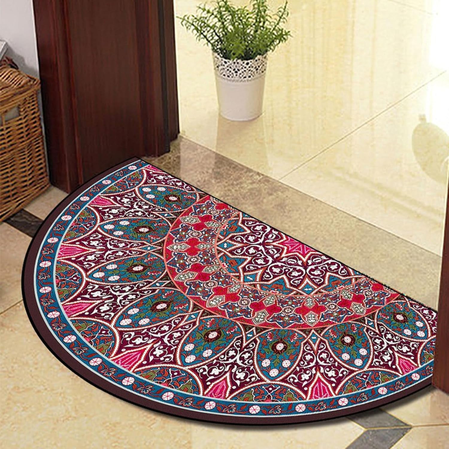 Guest Ruyunlai Half Circle Rug Front Personalised Doormats Entrance ...