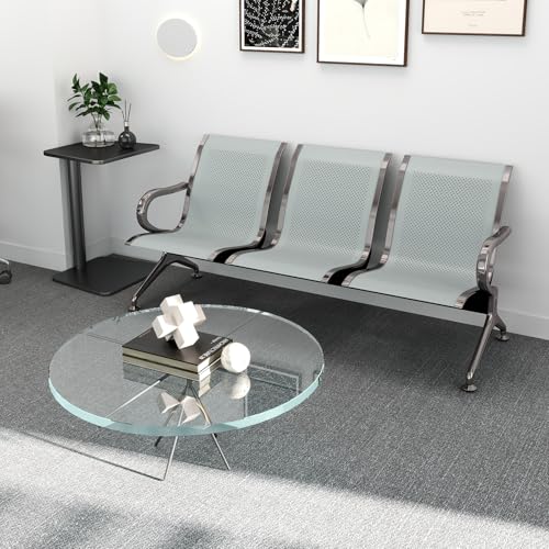 Guest Waiting Room Chairs Reception Chairs, 3-Seat Airport Reception ...