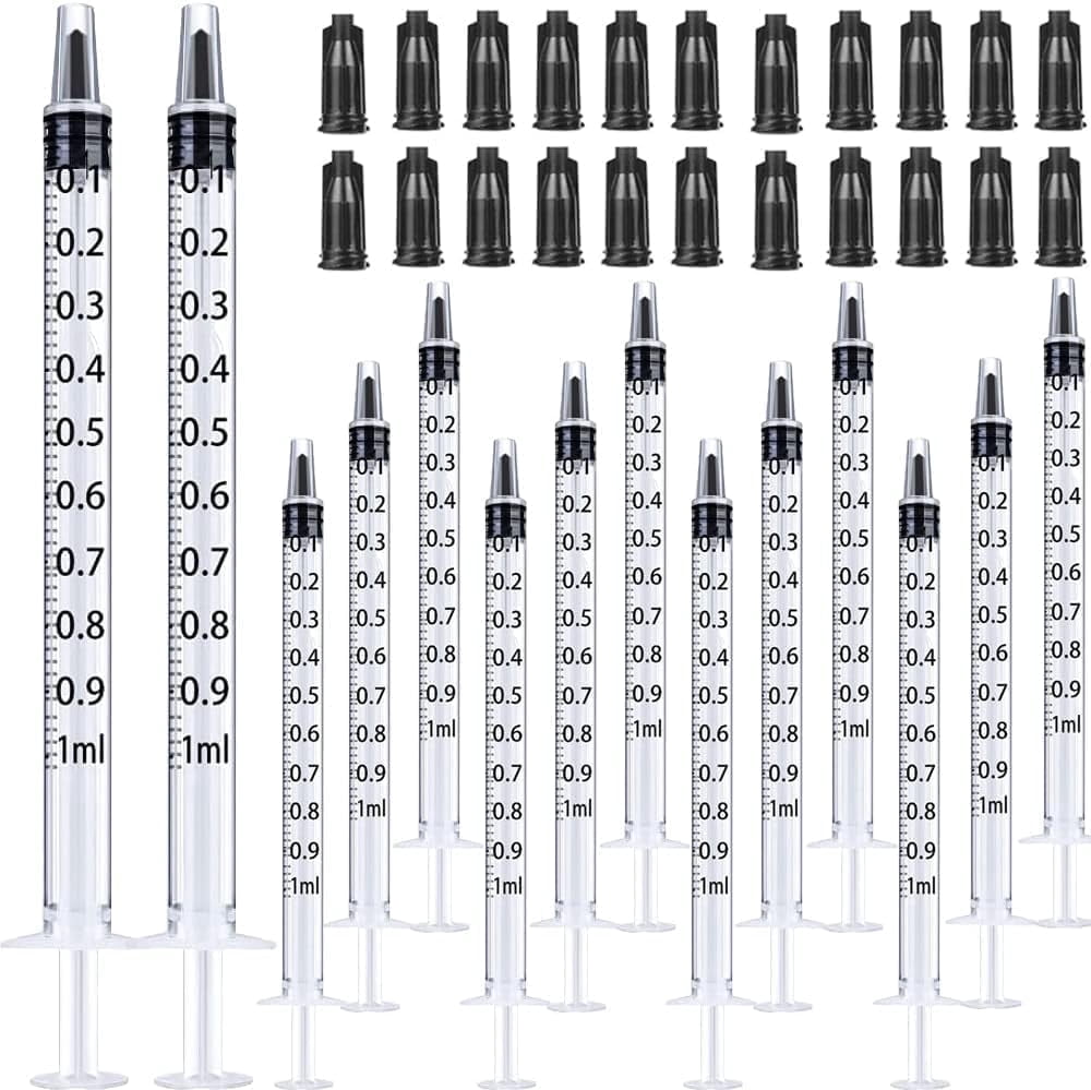 Gufastore 1ml Syringe for Liquid, Oral, Scientific Labs, Measurement ...