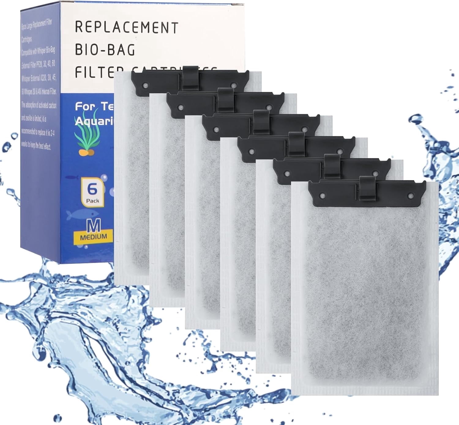 Gufastore Tetra Filter Cartridge for Tetra Whisper Bio-Bag Filters ...