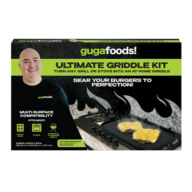 Guga Foods Ultimate Griddle Kit, Stainless Steel Spatulas, Multi ...