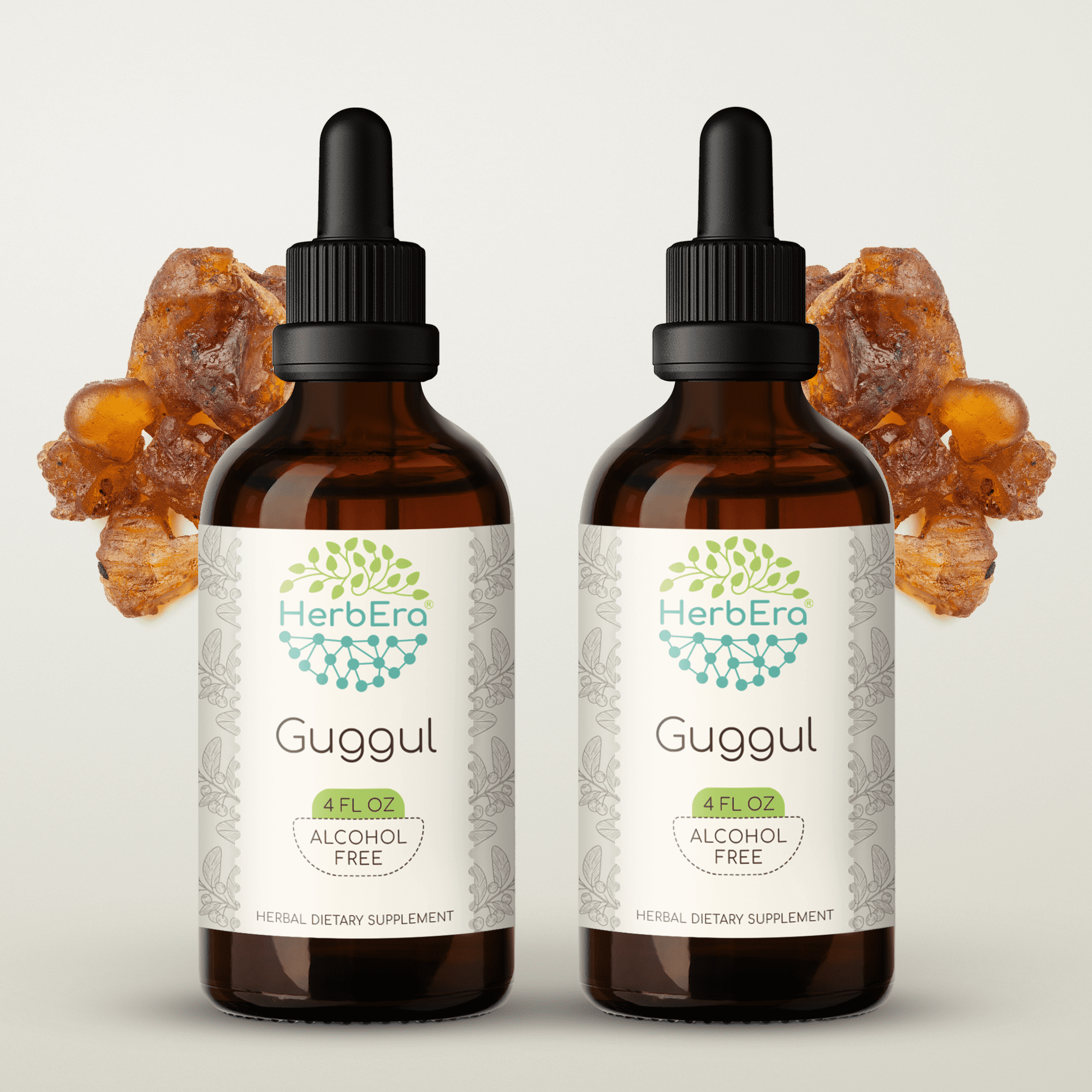 Guggul Alcohol-FREE Herbal Extract Tincture, Super-Concentrated Organic ...