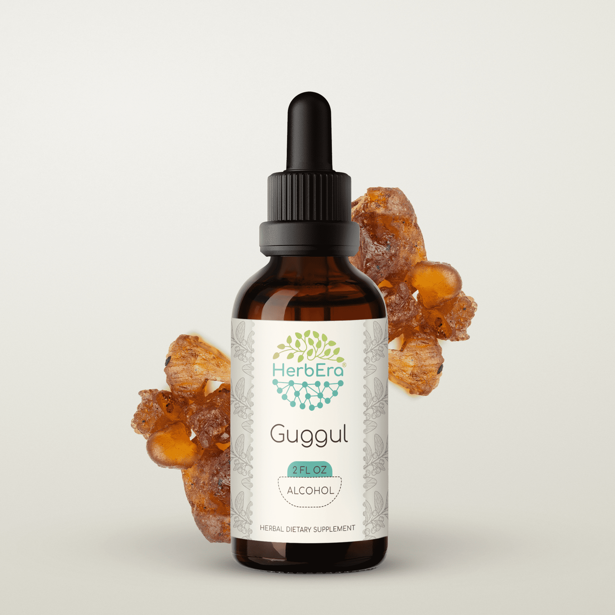Guggul Alcohol Herbal Extract Tincture, Super-Concentrated Organic ...