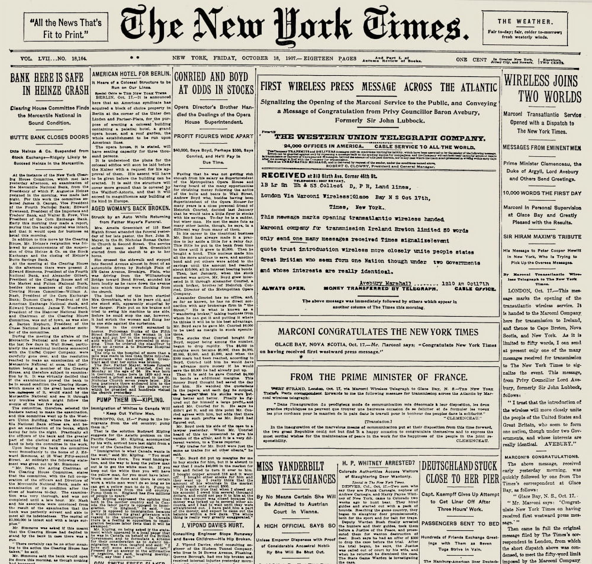 Guglielmo Marconi N(1874-1937). Italian Electrical Engineer And ...