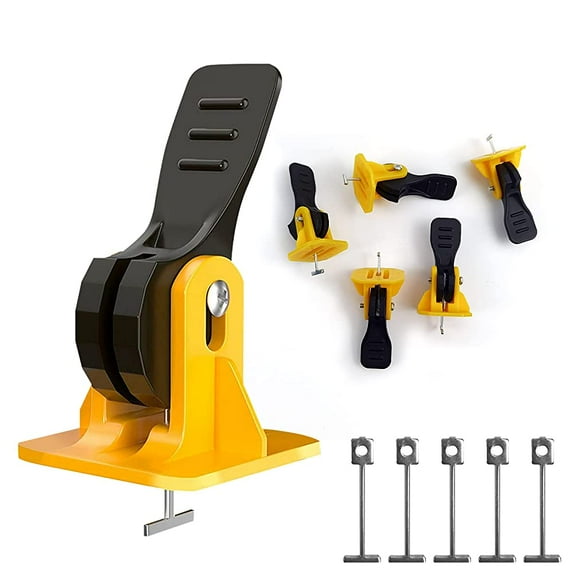 Guhuijie 100Pcs Reusable Tile Leveling Spacer Set, Tile Leveling Clips ...