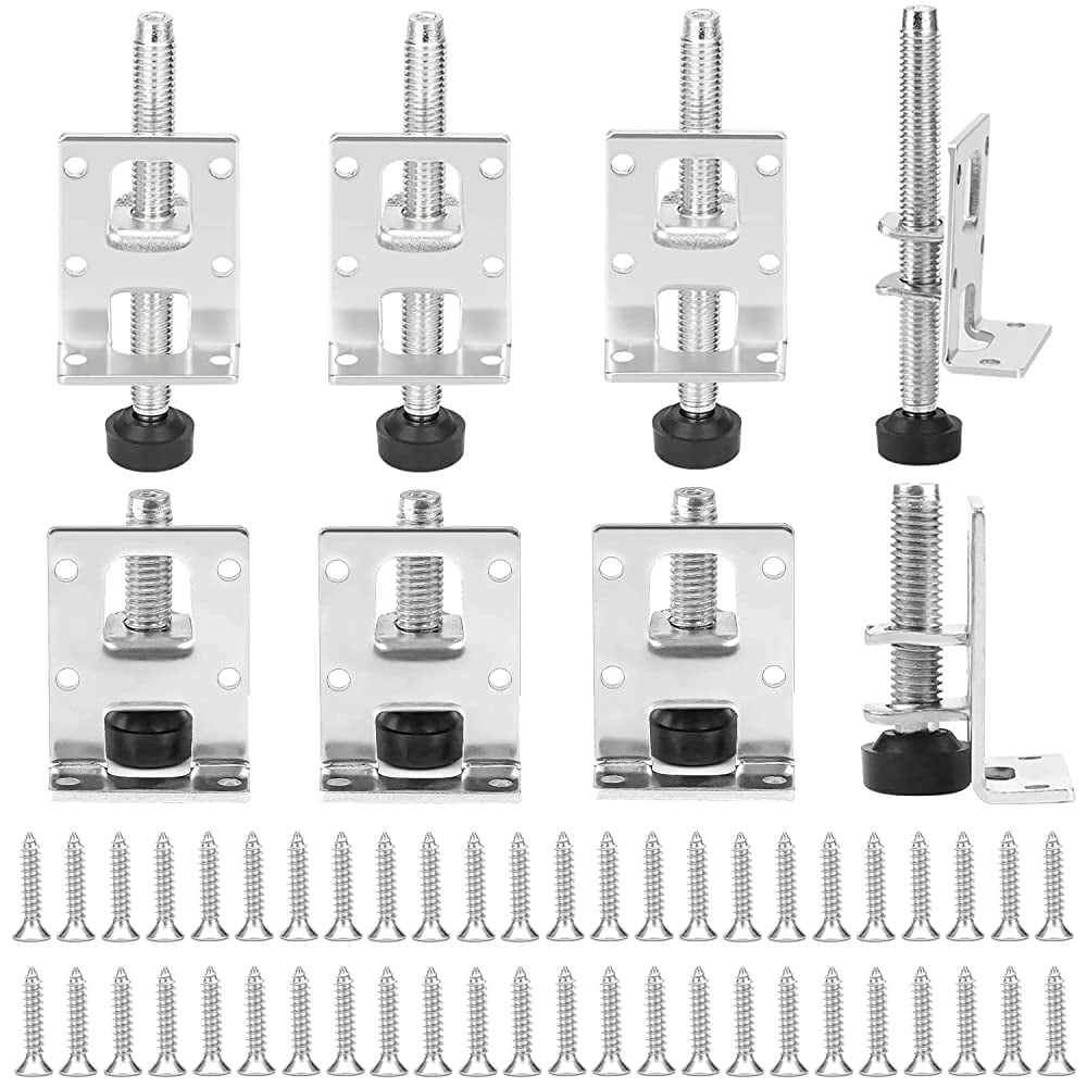 Guhuijie 8 Pieces Adjustable Furniture Feet Kit, 55/102 mm Heavy Duty ...