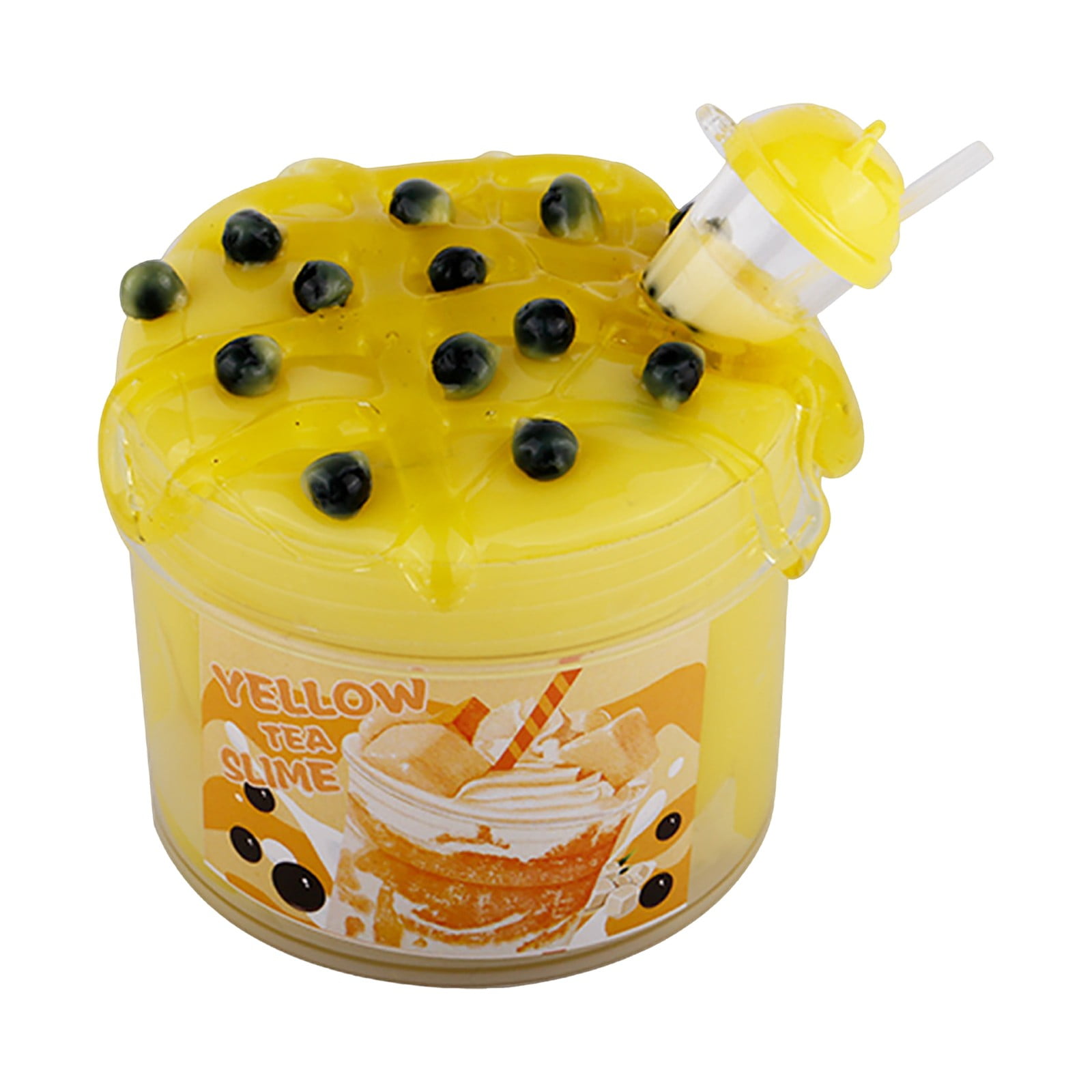 Gui Gui Slime:Mialy Boba Tea Scented Slime with Faux Boba Pearls and ...