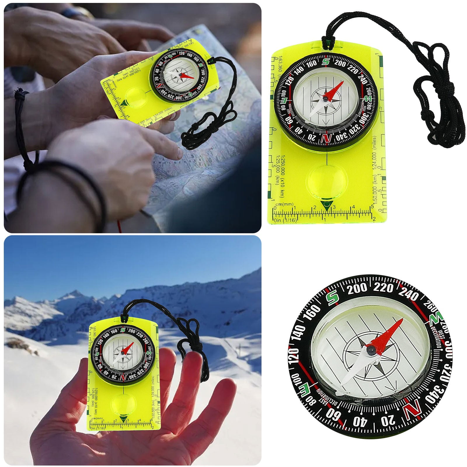 Guibest 361 Green Outdoor Map Ruler Orienteering In Stock Water Filter ...