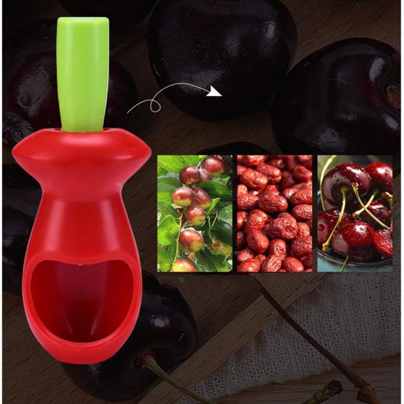 Guibest Cherry Heavy Duty Portable Olive Chopper | Fruit Seeding Tool ...