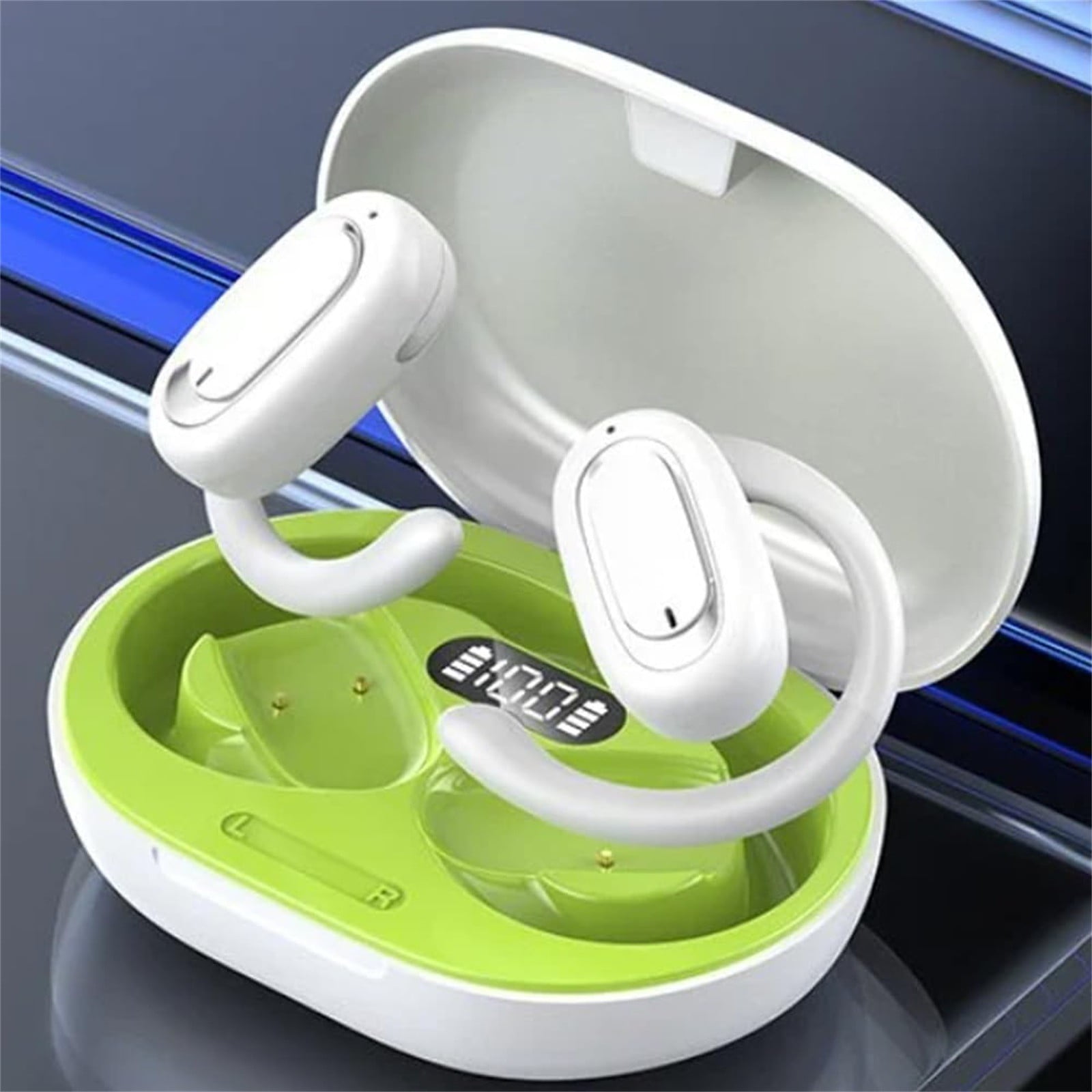 Guibest Open Ear Headset 3D Surround Sound Headset Wireless Noise ...